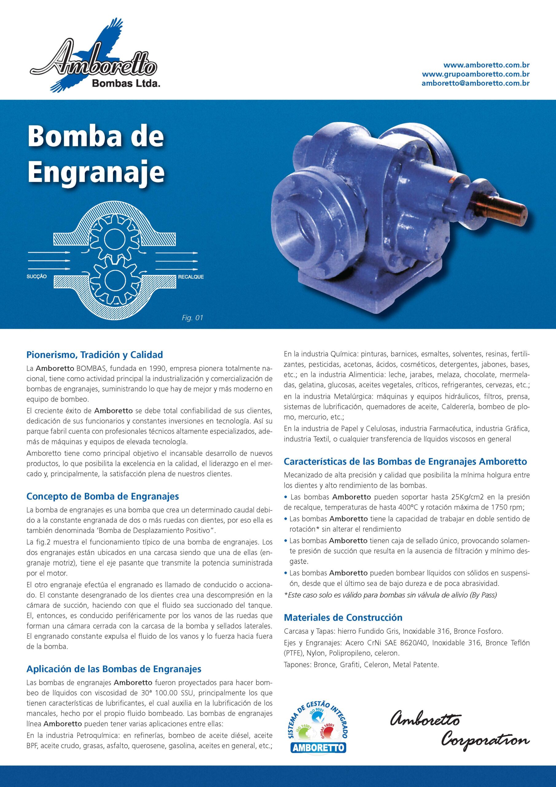 Amboretto Bombas Ltda. | Catalogar - Amboretto Bombas Ltda.